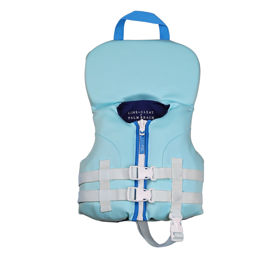LC x PBL Blue USCG Life Jacket (0-30 lbs) – Line + Cleat