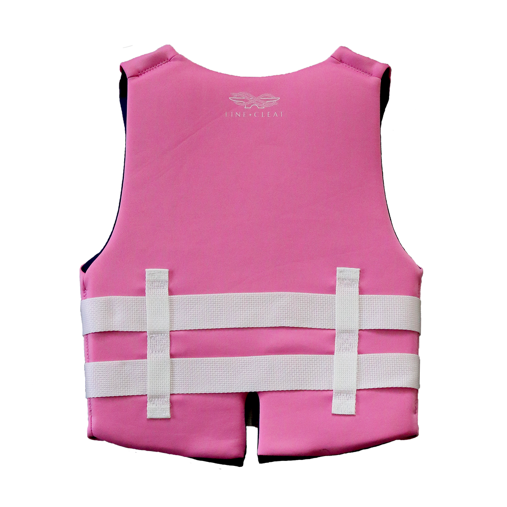 Pink USCG Youth Life Jacket – Line + Cleat